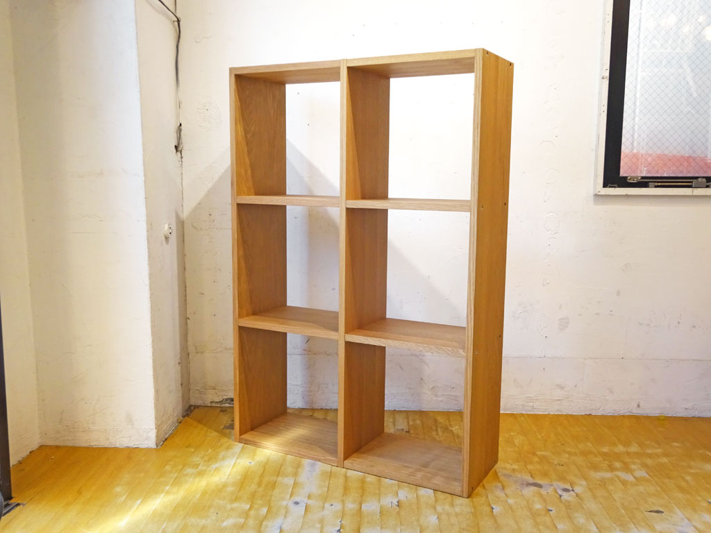 無印良品 MUJI オーク材 スタッキングシェルフ 2段4列 ナチュラル オープンシェルフ ブックシェルフ 本棚 飾り棚 シンプルデザイン – TOKYO RECYCLE imption