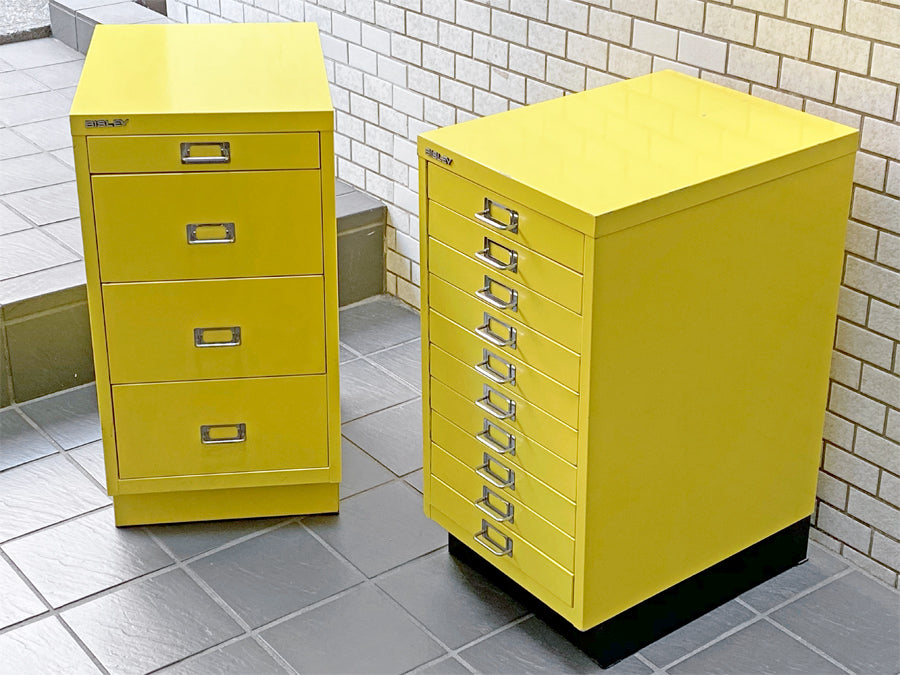 ビスレー BISLEY ベーシック BASIC シリーズ BA3/10 & BA3/CD キャビネット イエロー オフィス家具 英国 – TOKYO RECYCLE imption