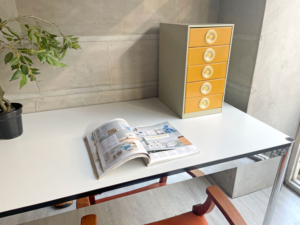 USMハラー USM Haller モジュラーファニチャー ハラーテーブル ワーキングテーブル W150cm アジャスター パールグレーラミ | 中古家具を探すならTOKYO RECYCLE ...