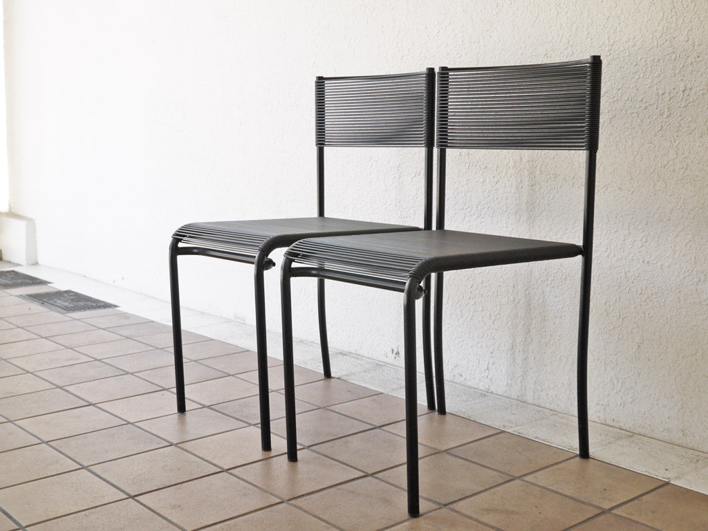 アリアス Alias スパゲッティチェア Spaghetti ジェミニ100 Gemini スタッキングチェア ブラック MoMA スタッキ – TOKYO RECYCLE imption