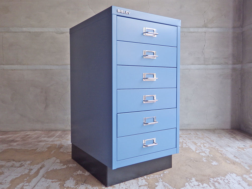 ビスレー BISLEY BASICシリーズ BA3/6 6段キャビネット A3サイズ ライトブルー 英国 イギリス 中古品 買い取りしました | 中古家具を探すならTOKYO RECYCLE ...