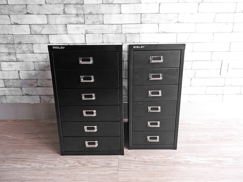ビスレー BISLEY ベーシック BASICシリーズ 29/6 A4 ブラック セミマット & BA3/6 A3 ブラック キャビネット | 中古家具を探すならTOKYO RECYCLE ...