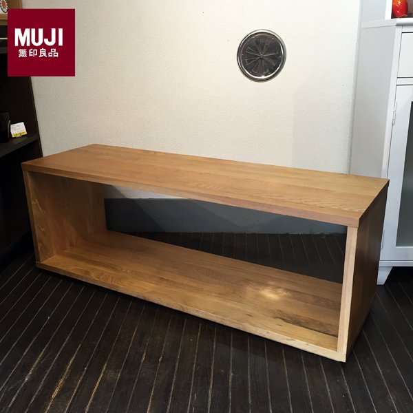 無印良品 MUJI オーク無垢材 テーブルベンチ ナチュラル ローボード – TOKYO RECYCLE imption