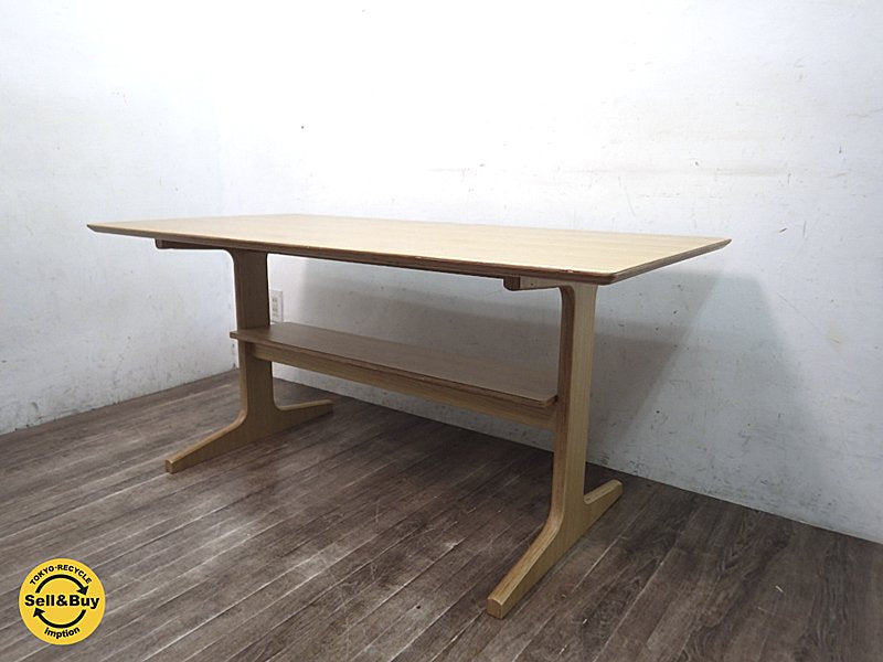 MUJI 無印良品 オーク材 リビング ダイニング テーブル 2人掛け | 中古家具を探すならTOKYO RECYCLE imption