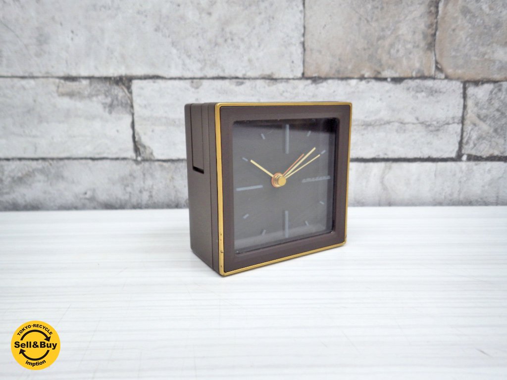 アマダナ amadana 目覚まし時計 cz-135 ブラック | 中古家具を探すならTOKYO RECYCLE imption