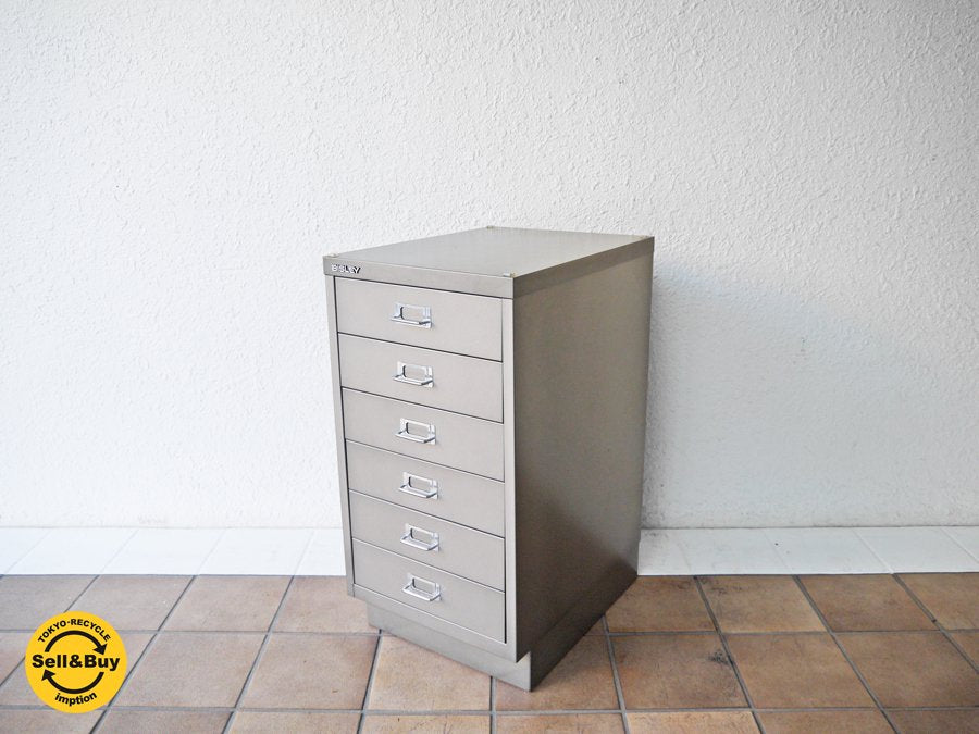 ビスレー BISLEY BASIC ベーシックシリーズ BA3/6 6段 キャビネット シルバー | 中古家具を探すならTOKYO RECYCLE imption