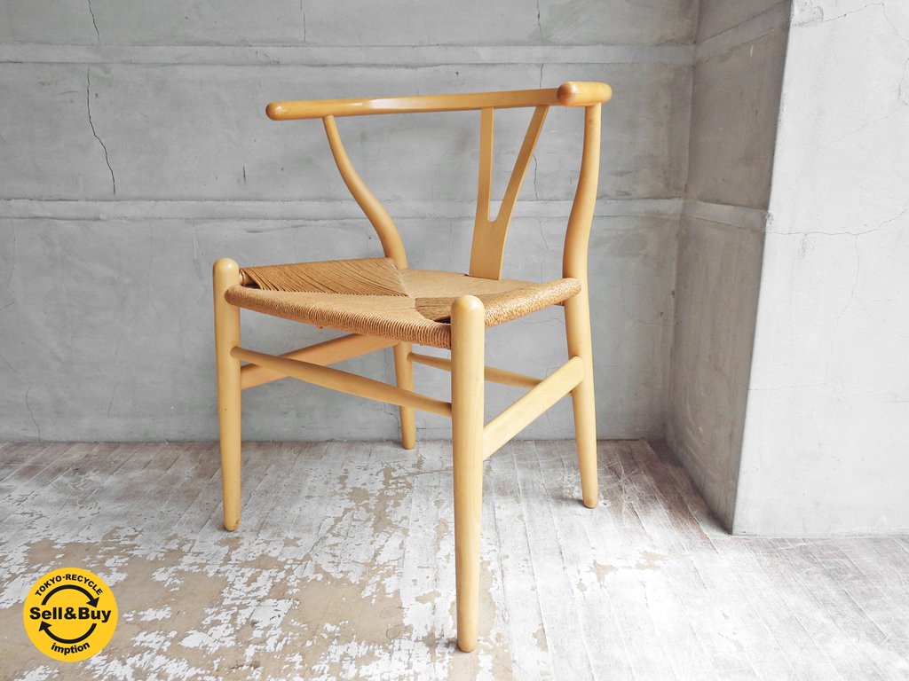 カール ハンセン ＆ サン Carl Hansen & Son Yチェア CH24 ビーチ材 ウィッシュボーンチェア ハンス・J・ウェグナー | 中古家具を探すならTOKYO RECYCLE ...