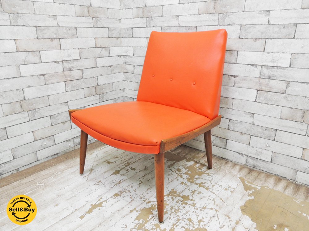 USビンテージ 一人掛け ソファ ラウンジチェア オレンジ ミッドセンチュリー B – TOKYO RECYCLE imption