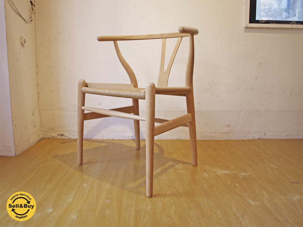 カール ハンセン ＆ サン Carl Hansen & Son Yチェア CH24 ハンス・J・ウェグナー 座面張替済 ビーチ材 ソープフィ – TOKYO RECYCLE imption