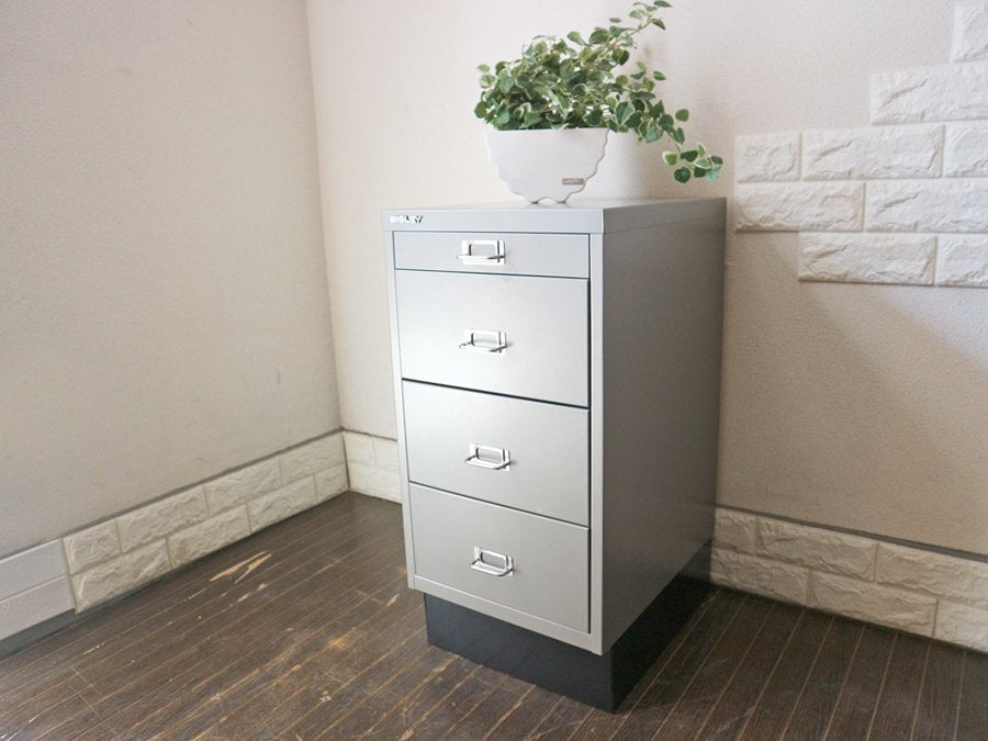 ビスレー BISLEY BASIC シリーズ BA3/CD 4段 シルバー キャビネット 廃番 | 中古家具を探すならTOKYO RECYCLE imption