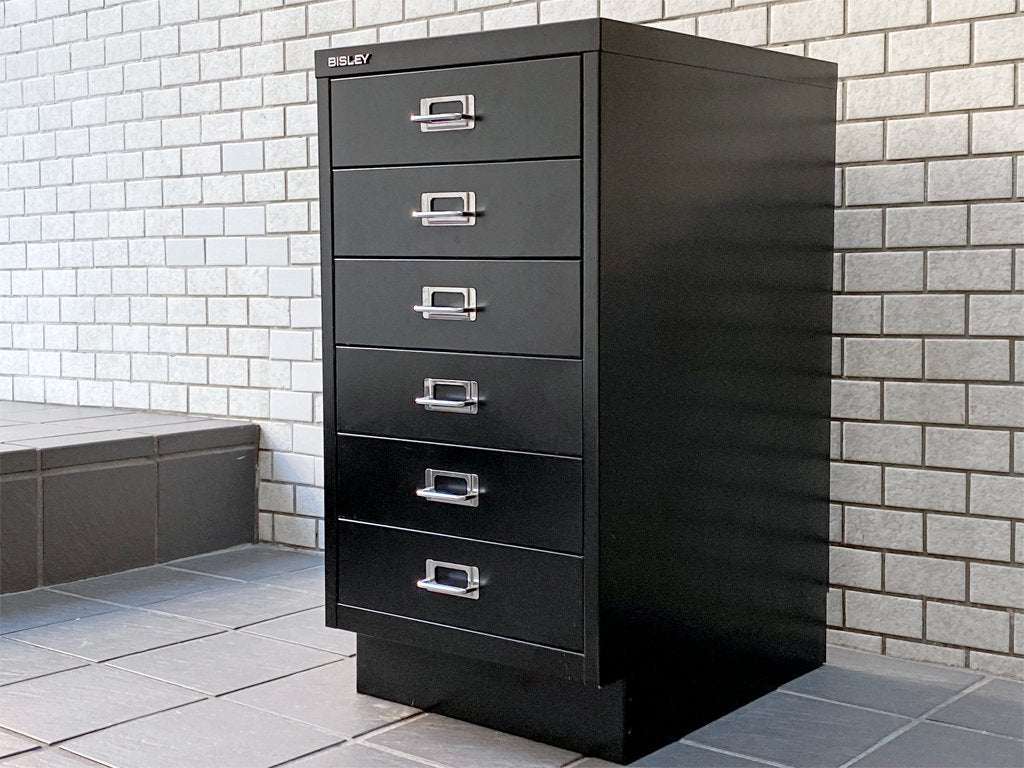 ビスレー BISLEY BASICシリーズ BA3/6 A3 キャビネット 引き出し 6段 ブラック 英国 | 中古家具を探すならTOKYO RECYCLE imption