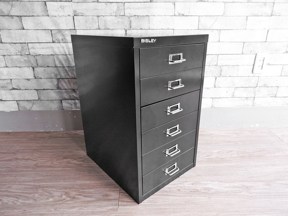 ビスレー BISLEY ベーシック BASICシリーズ BA3/6 A3 デスクキャビネット ブラック 抽斗6杯 オフィス家具 英国 A | 中古家具を探すならTOKYO RECYCLE ...