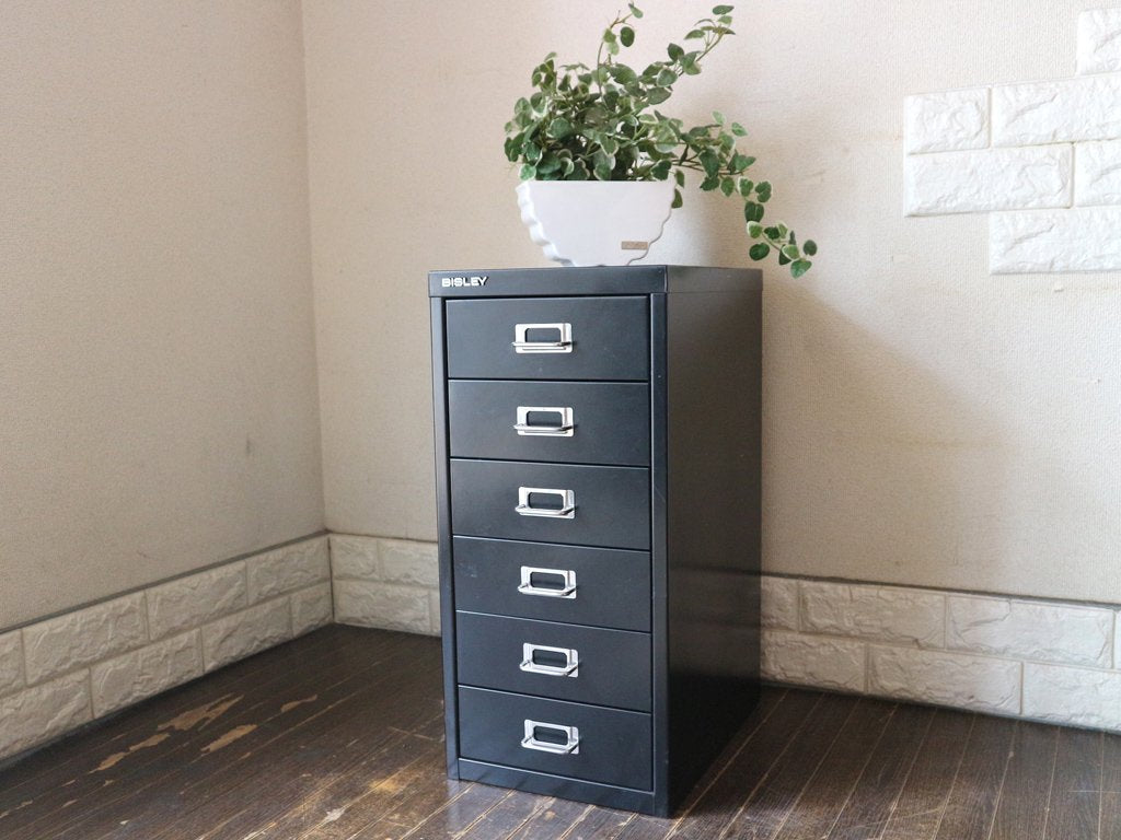 ビスレー BISLEY ベーシック BASICシリーズ 29/6 A4 キャビネット ブラック 抽斗6杯 デスクキャビネット オフィス家具 – TOKYO RECYCLE imption