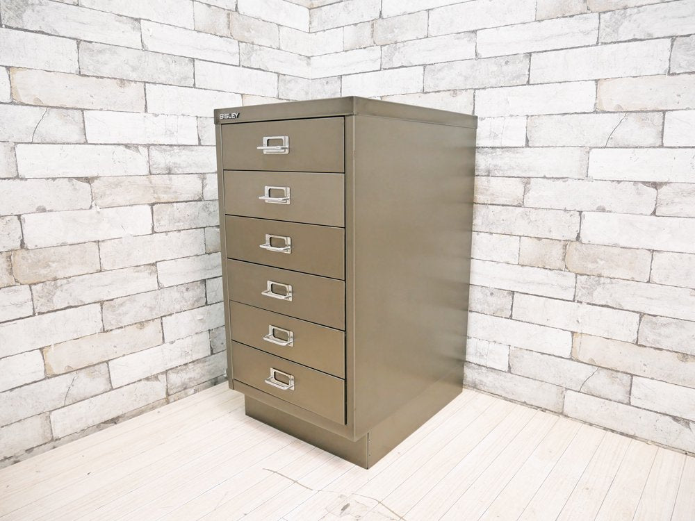 ビスレー BISLEY ベーシック BASICシリーズ BA3/6 A3 デスクキャビネット シルバー系 抽斗6杯 ノーマルベース付 オフィ | 中古家具を探すならTOKYO RECYCLE ...