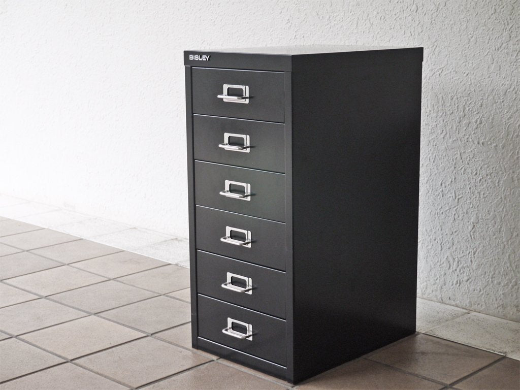 ビスレー BISLEY ベーシック BASICシリーズ 29/6 A4 キャビネット ブラック 抽斗6杯 デスクワゴン オフィス家具 英国 – TOKYO RECYCLE imption