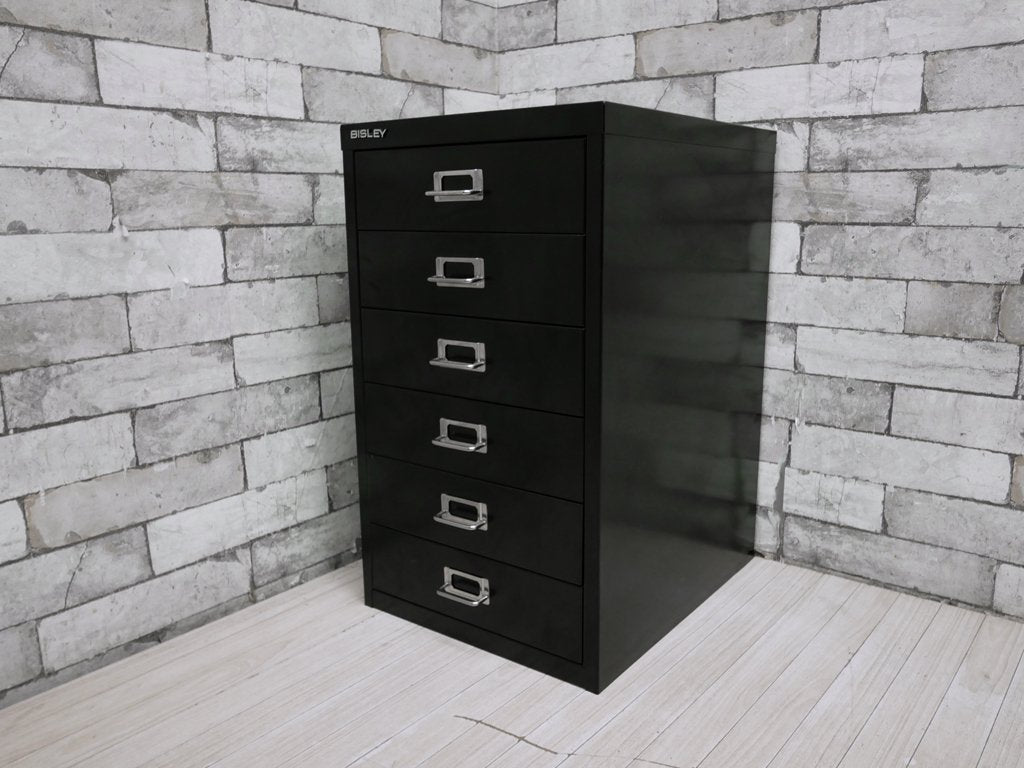 ビスレー BISLEY ベーシック BASICシリーズ BA3/6 A3 デスクキャビネット ブラック 抽斗6杯 オフィス家具 英国 C – TOKYO RECYCLE imption