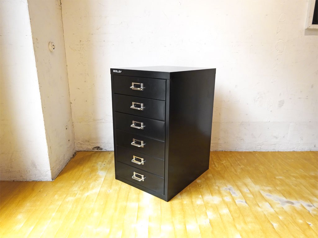 ビスレー BISLEY ベーシック BASICシリーズ BA3/6 A3 デスクキャビネット ブラック 6段 オフィス家具 英国 ★ – TOKYO RECYCLE imption
