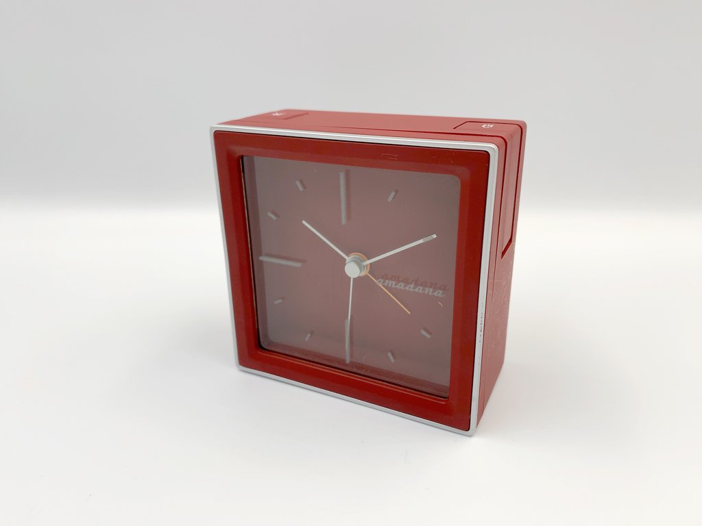 アマダナ amadana 目覚まし時計 アラームクロック cz-135 レッド | 中古家具を探すならTOKYO RECYCLE imption