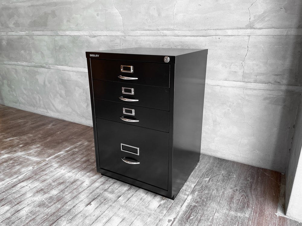 ビスレー BISLEY ベーシック BASIC Fシリーズ 1F3 ファイリングキャビネット ブラック セミマット オフィス家具 英国♪ – TOKYO RECYCLE imption
