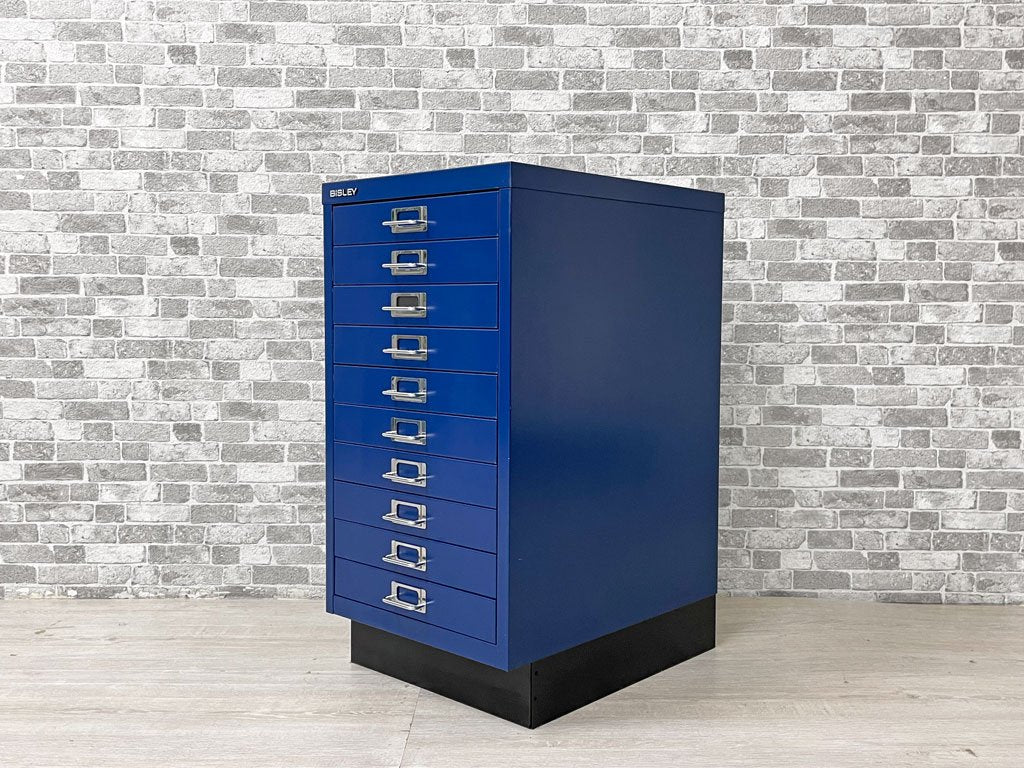 ビスレー BISLEY ベーシック BASICシリーズ A3キャビネット BA3/10 10段 デスクキャビネット ブルー オフィス家具 英 | 中古家具を探すならTOKYO RECYCLE ...
