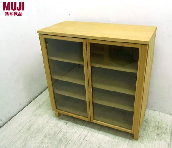 無印良品/MUJI タモ材 ガラスキャビネット – TOKYO RECYCLE imption
