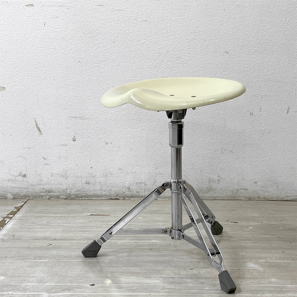 ダルトン DULTON X2 ビートスツール BEAT STOOL 回転式 無段階高さ調節 スチール製アイボリー 折り畳み A | 中古家具を探すならTOKYO RECYCLE imption