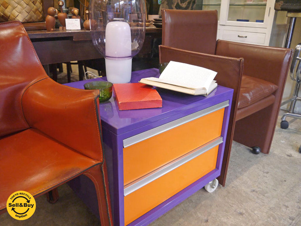 イデー IDEE ゴマーパイル GOMER PILE 2段チェスト キャビネット 廃番アイテム Nick Dine スチール インダストリア ...