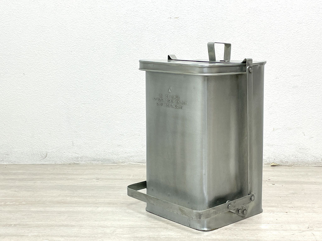 プエブコ PUEBCO ステップ トラッシュカン STEP TRASH CAN ゴミ箱 足踏み式 スチール ビンテージスタイル 定価16,5 ...
