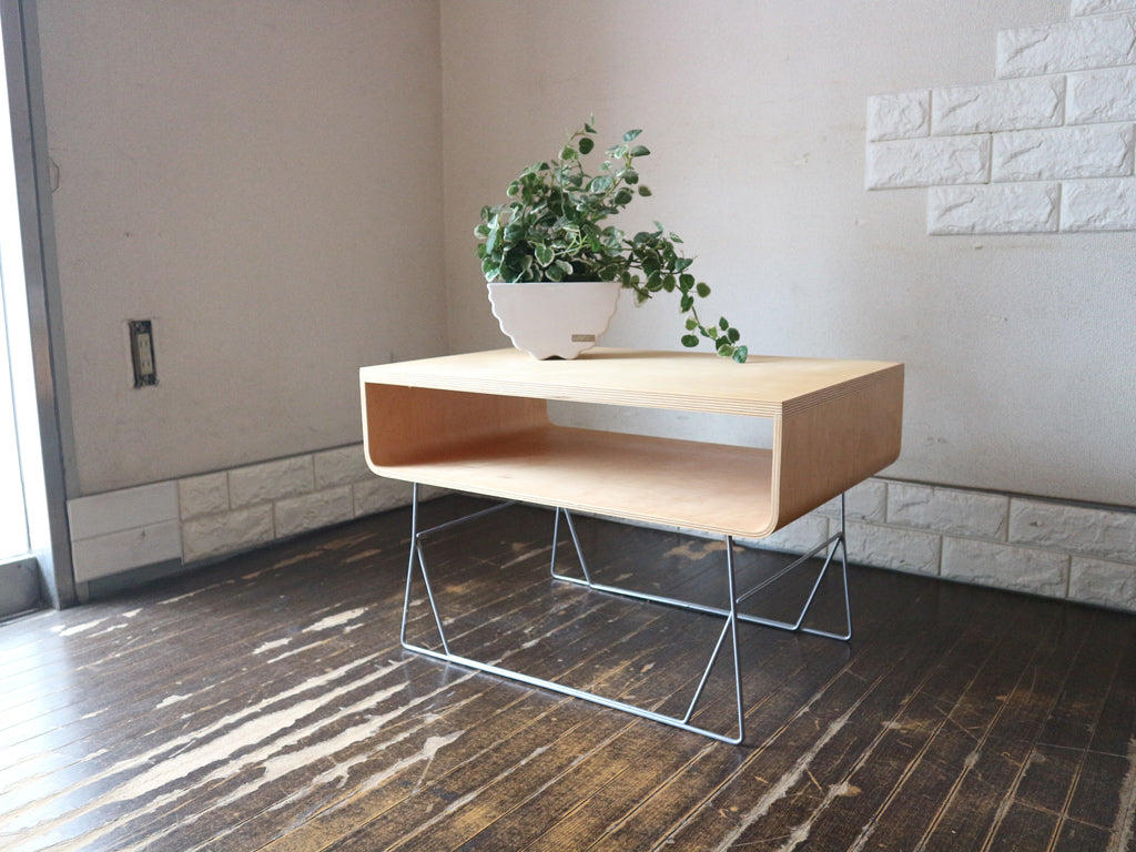 オッフィー offi オフィー スクープテーブル Scoop Table バーチ材 プライウッド Eric Pfeiffer MoMA ミッ ...