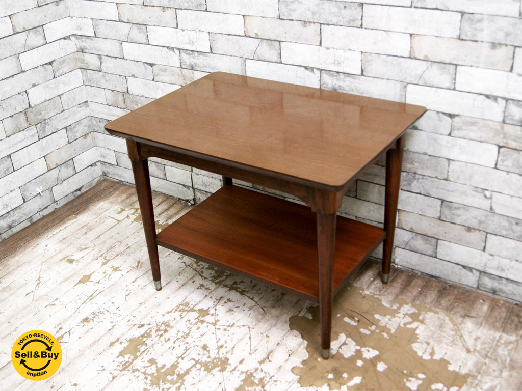 B.P. John Furniture USビンテージ ローテーブル サイドテーブル ミッドセンチュリー 米軍家具 中古品 買い取りしました ...