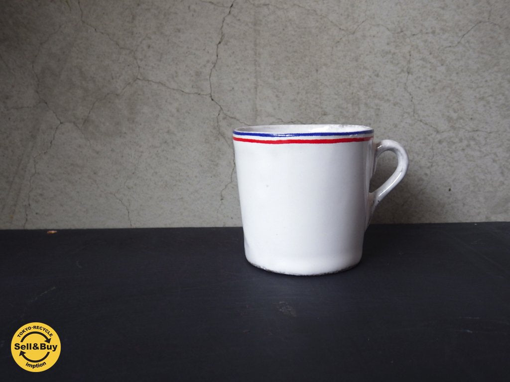 Astier de Villatte アスティエ ド ヴィラット / Tricolor トリコロール スモールカップ A ♪ | 中古家具を ...