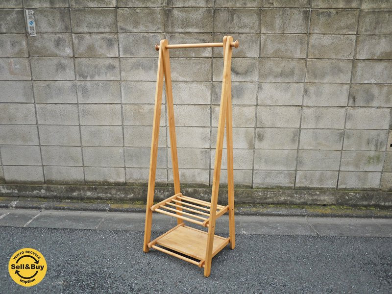 Momo Natural モモナチュラル ハンガーラック アルダー材 MC-04 MOCHA HANGER M | 中古家具を探すなら ...