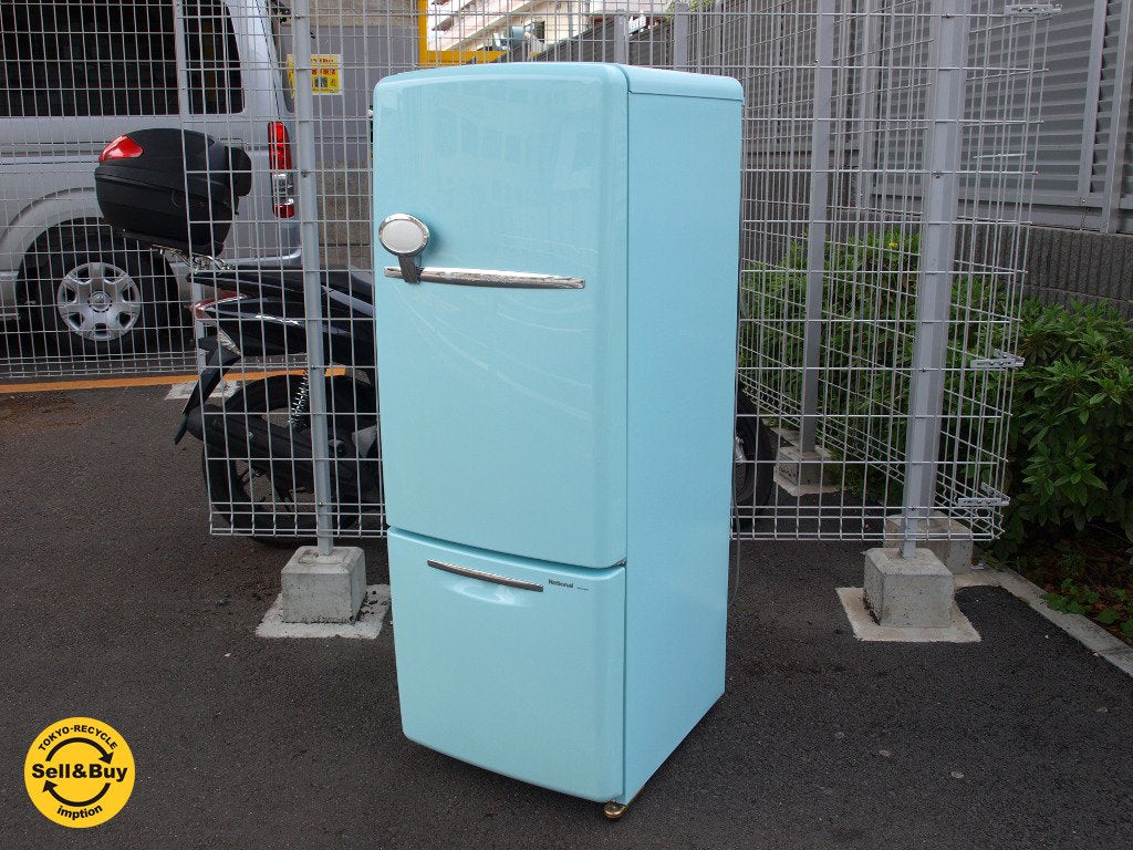 ウィル フリッジ ミニ WiLL FRIDGE mini 希少ターコイズカラー 162リットル ノスタルジックデザイン 美品 ★ | 中古家具 ...