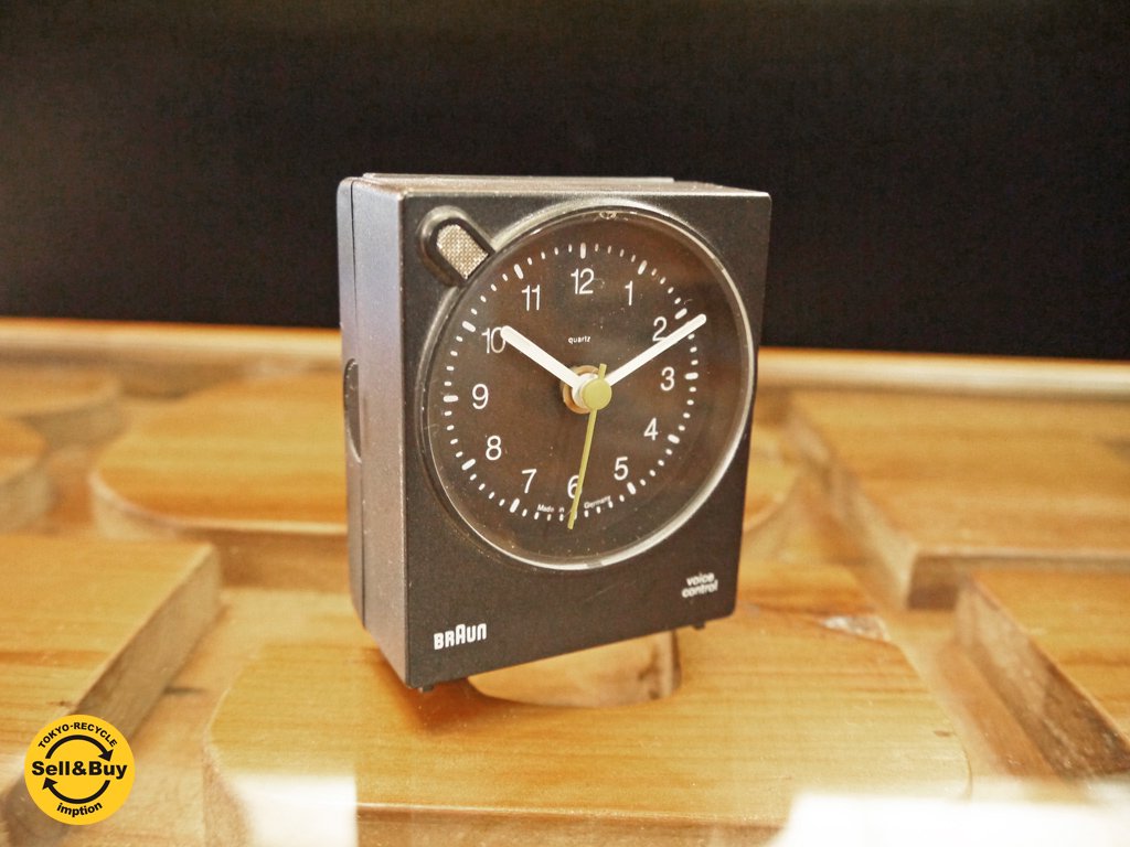ブラウン BRAUN ビンテージ アラームクロック ボイスコントロール AB30 vs グッドデザイン外国商品賞 – TOKYO ...