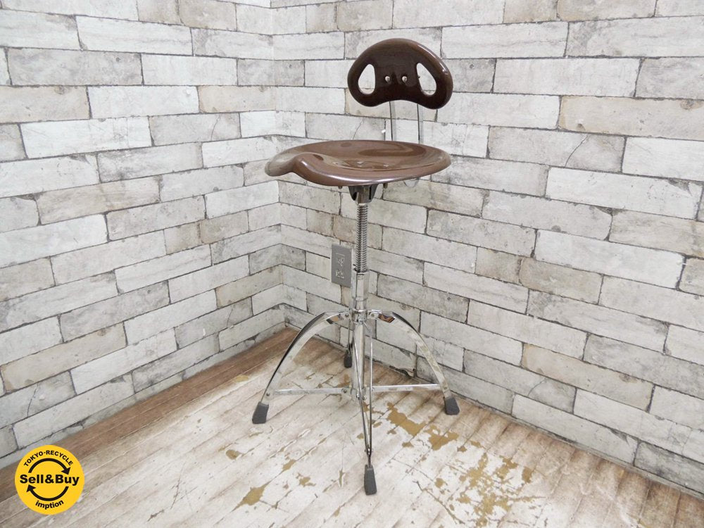 ダルトン DULTON X3 BEAT CHAIR CHORME ビート チェアー クローム スツール ブラウン | 中古家具を探すなら ...