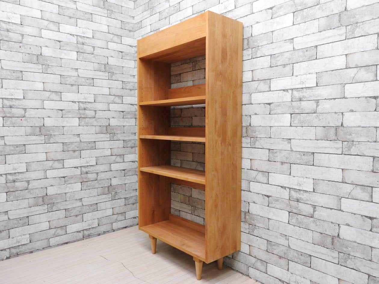 モモナチュラル Momo Natural コモシェルフ COMO SHELF L アルダー材 定価￥59,400- | 中古家具を探すなら ...