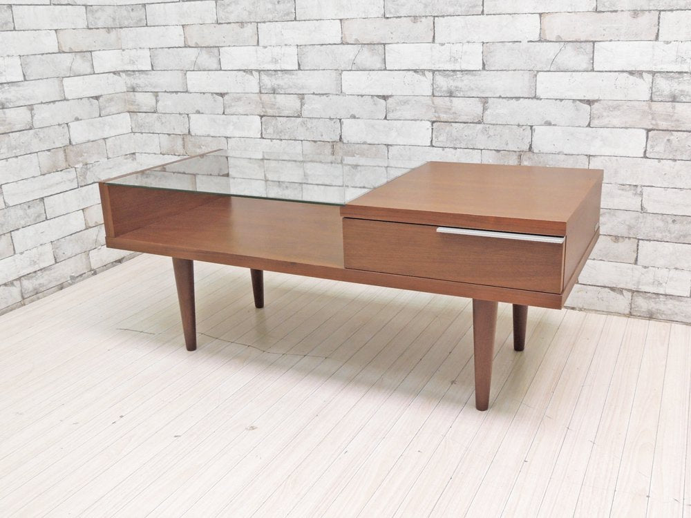 カーフ karf ストリーム STREAM コーヒーテーブル ローテーブル ガラストップ ウォールナット材 ナチュラルモダン – TOKYO ...