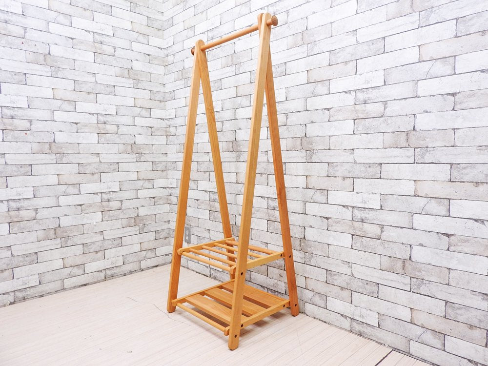 モモナチュラル Momo Natural モチャ MOCHA ハンガーラック HANGER M MC-04 アルダー無垢材 ナチュラルスタイ ...