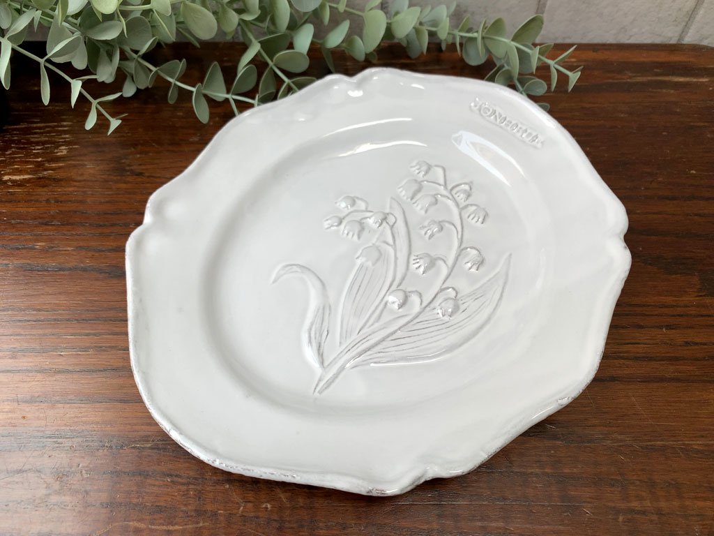 アスティエ・ド・ヴィラット ASTIER de VILLATTE フルール Fleurs プレート スズラン BONHEUR | 中古家具を ...