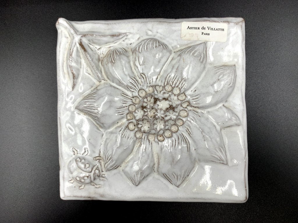 アスティエ・ド・ヴィラット ASTIER de VILLATTE ナタリータイル フラワーアンドレディバード 陶板 – TOKYO ...