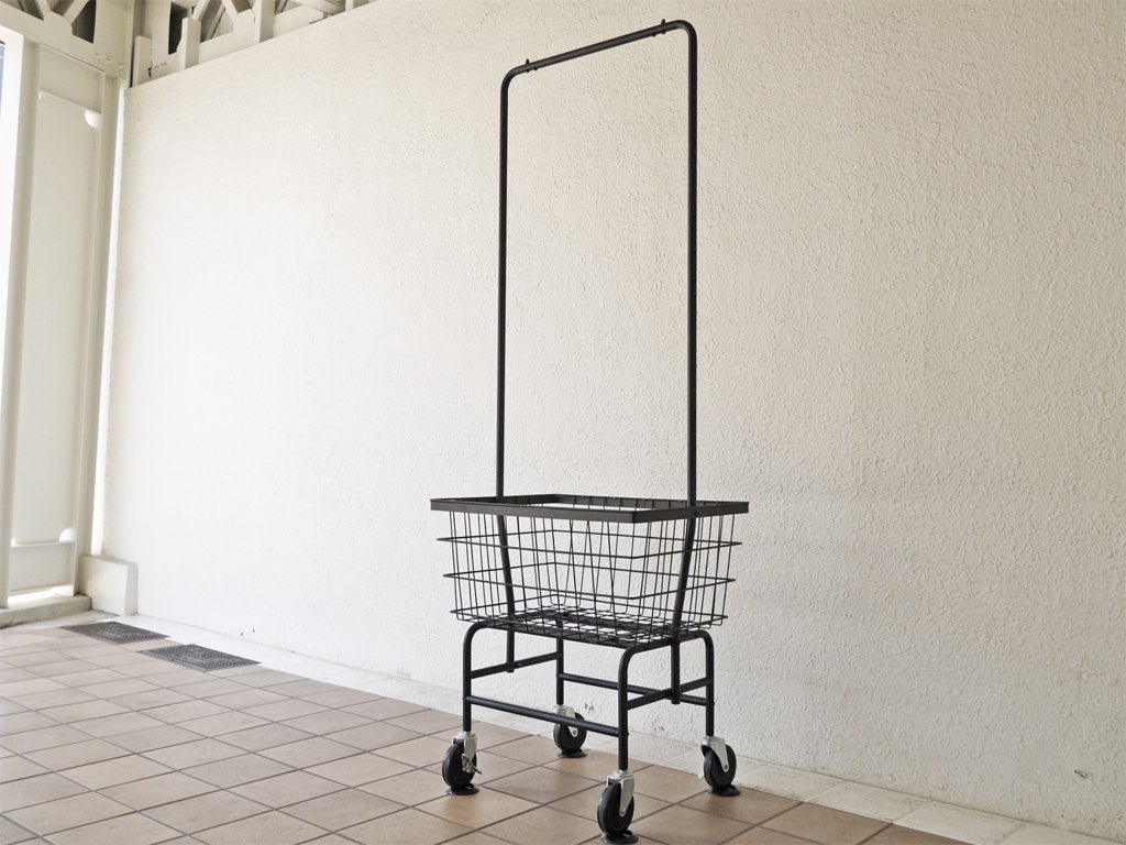 アンセム anthem アンソニー カートハンガー ANTHONY CART HANGER ブラック スチール バスケット付き | 中古家具を ...