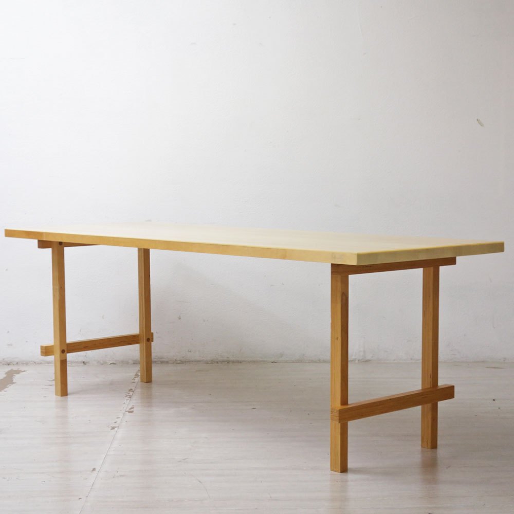 シボネ CIBONE フラットテーブル FLAT TABLE “raftered” ダイニングテーブル 長坂常 スキーマ建築計画 | 中古家具 ...