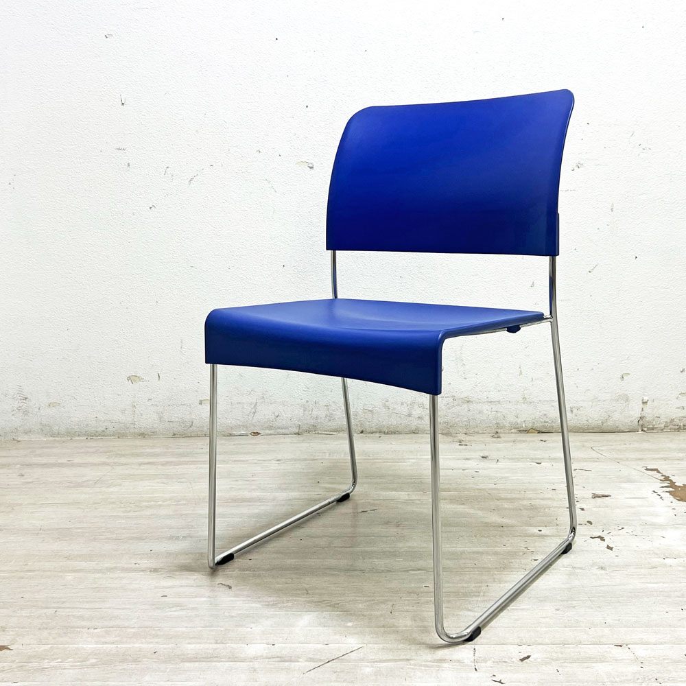 ヴィトラ Vitra シムチェア Sim chair スタッキングチェア ジャスパーモリソン ブルー 参考定価￥50,600 B | 中古家具 ...