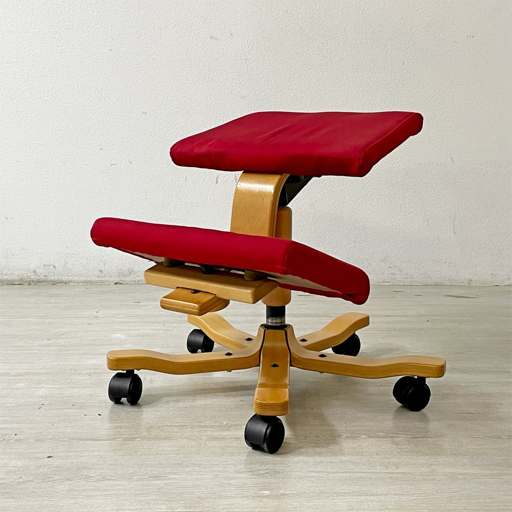 ストッケ STOKKE ヴァリエール VARIER ウィング WING バランスチェア キャスター 昇降機能 学習椅子 姿勢矯正 | 中古家具 ...
